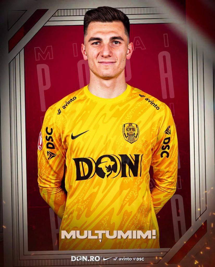 CFR Cluj și-a găsit portar după plecarea lui Mihai Popa. Cadu a anunțat ...